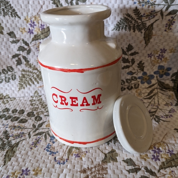 Kitchen | Vintage Cream Container | Poshmark